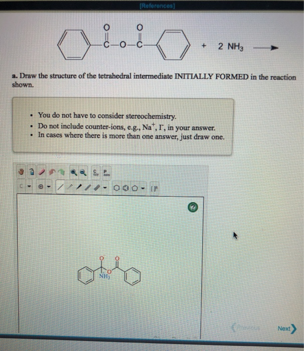 Solved A. Draw the structure of the tetrahedral intermediate | Chegg.com