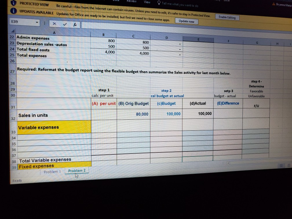 Solved Unit 5 Assignment - Budgeting Submit Assignment Due | Chegg.com