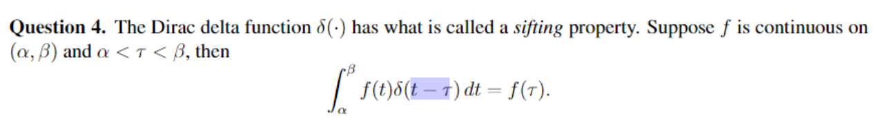 Solved Where Alpha = 0, Beta = infinity, use the definition | Chegg.com