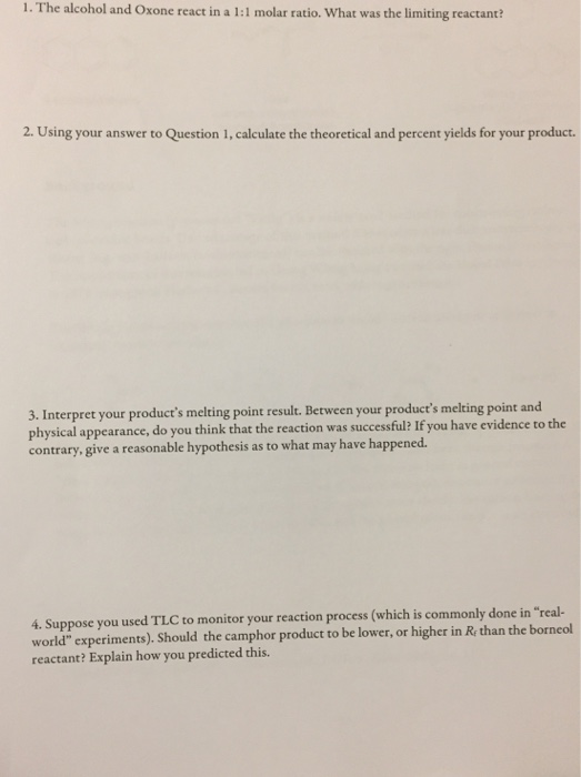 Solved MW(g/mol) conc.(M) d vol. mass mmol equiv mp (g/mL) | Chegg.com