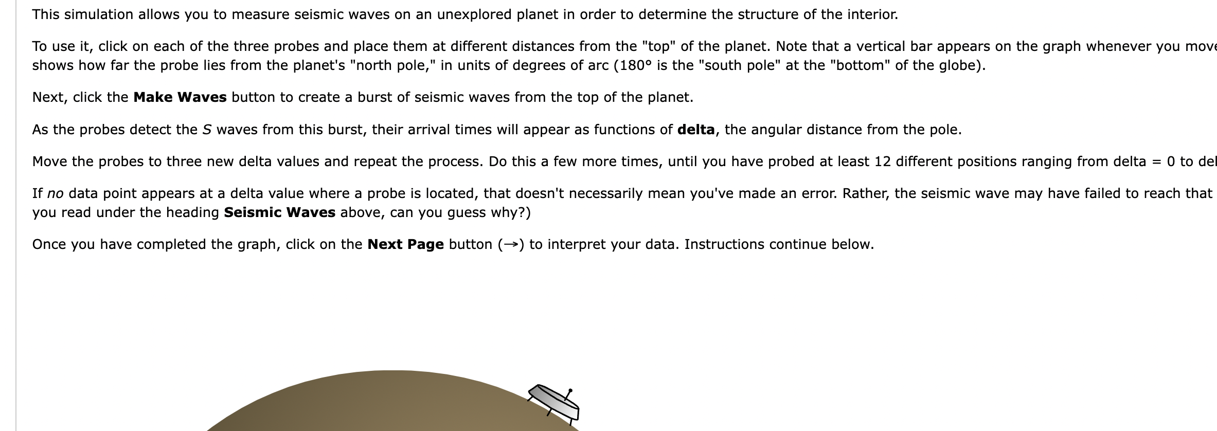 Solved This simulation allows you to measure seismic waves | Chegg.com