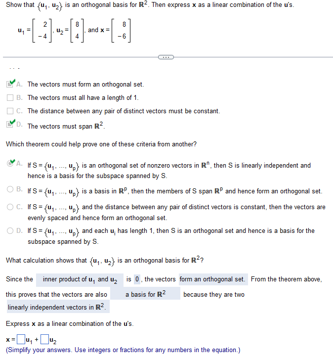 Solved Show that {u1,u2,u3} is an orthogonal basis for R3. | Chegg.com