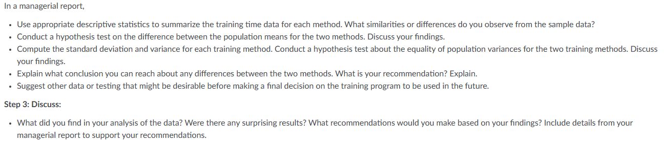 Solved - Use appropriate descriptive statistics to | Chegg.com