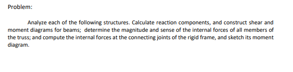 Solved Problem: Analyze each of the following structures. | Chegg.com