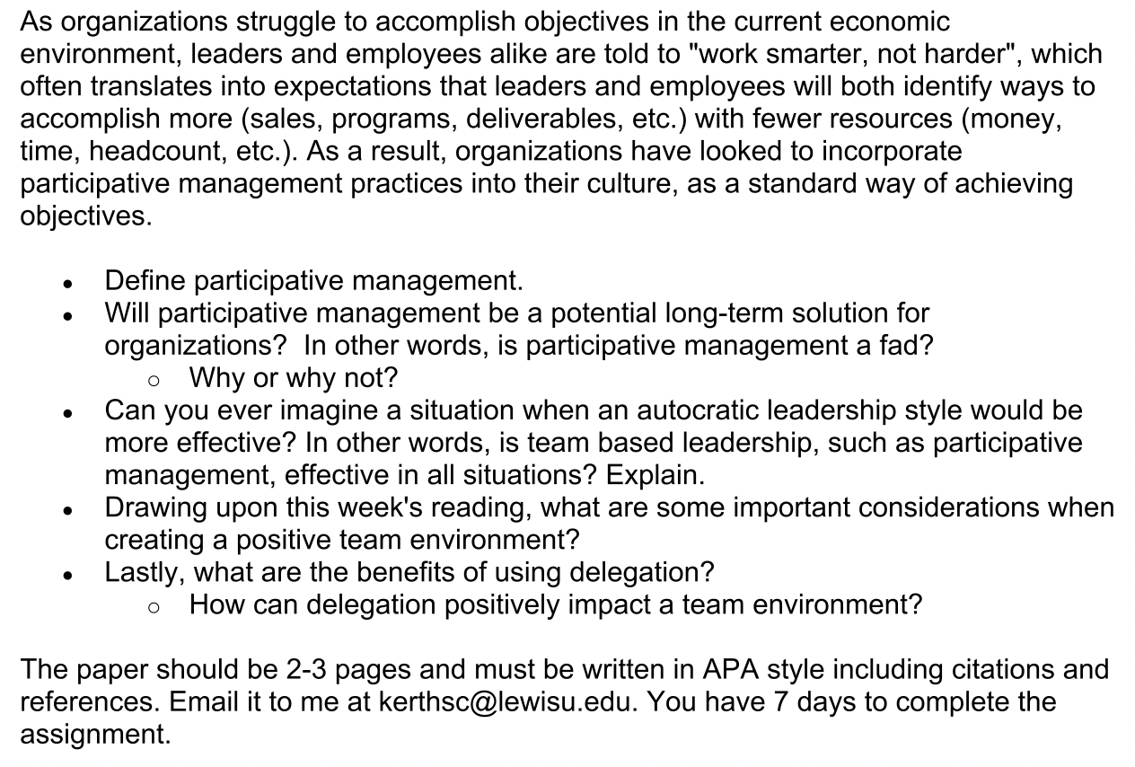 As organizations struggle to accomplish objectives in | Chegg.com