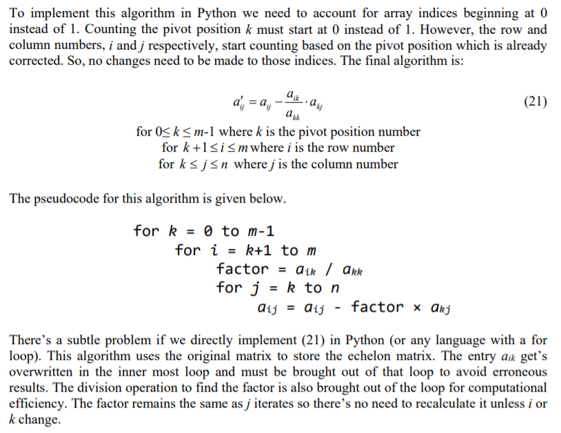 Solved To Implement This Algorithm In Python We Need To 8284