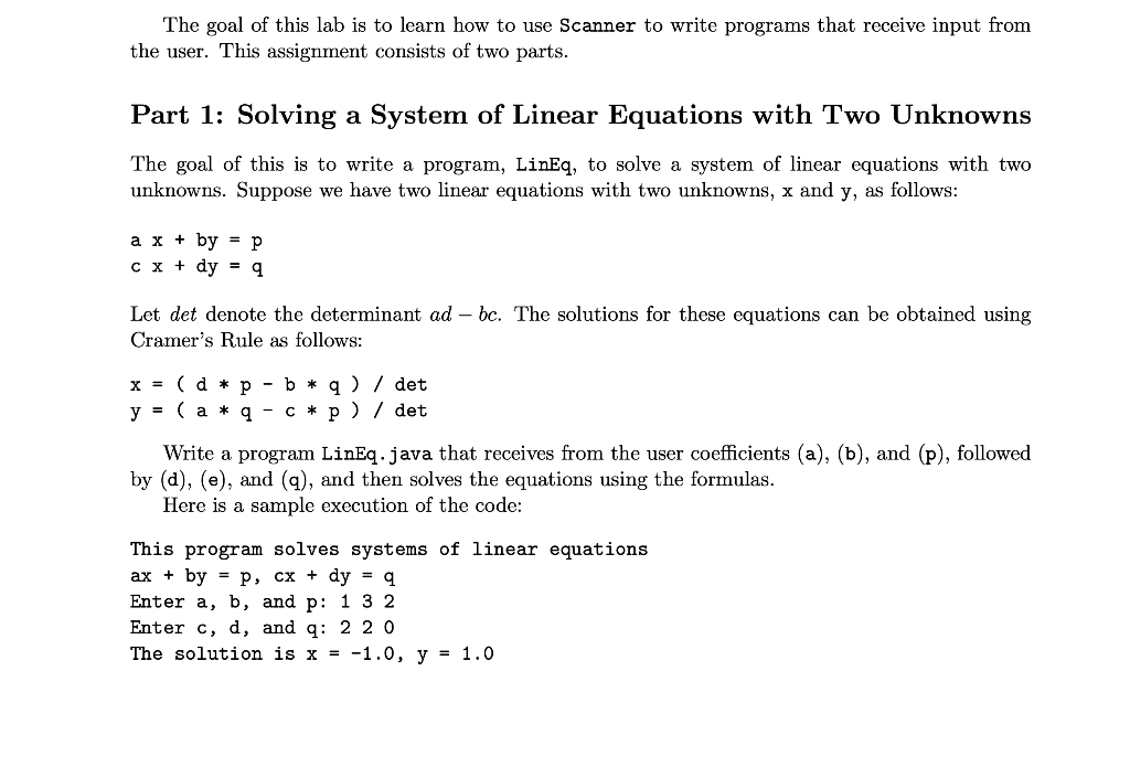 Solved Java The Goal Of This Lab Is To Learn How To Use 