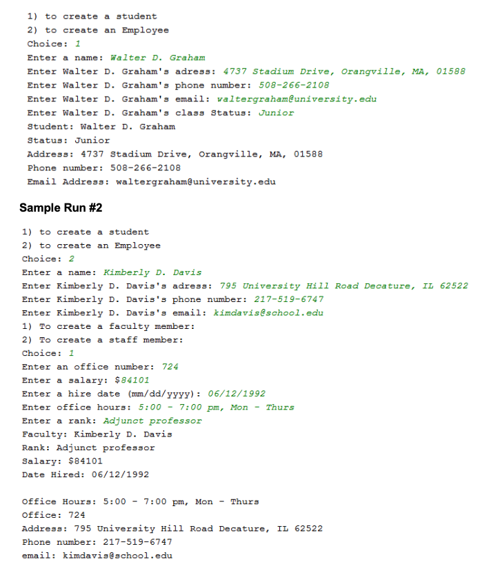 Solved Personjava Public Class Person String Name 