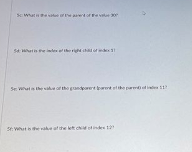 Solved Question 5 15 pts Given this array based binary tree | Chegg.com