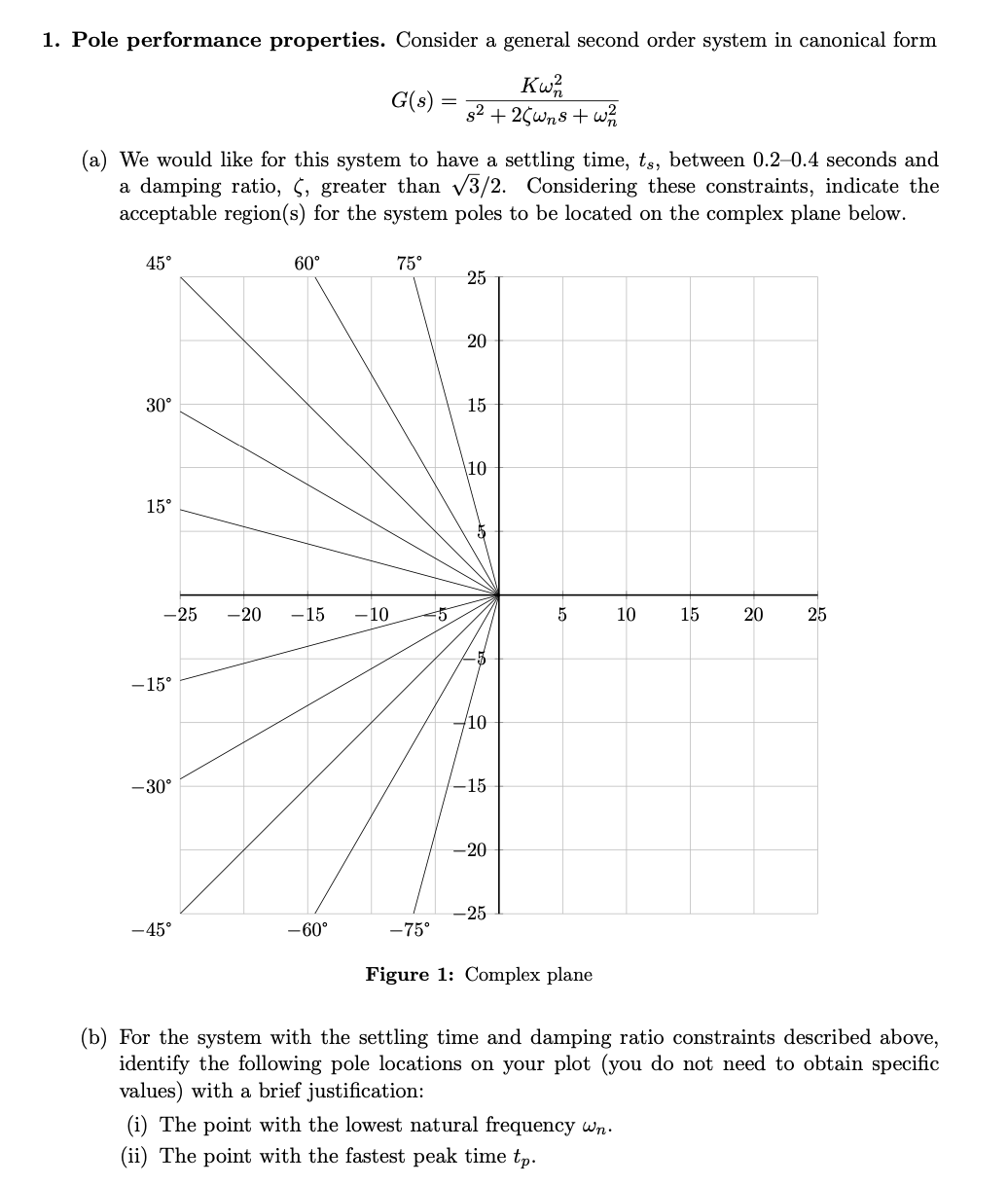 Solved Pole performance properties. Consider a general | Chegg.com