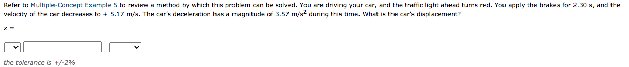 Solved Refer to Multiple-Concept Example 5 to review a | Chegg.com