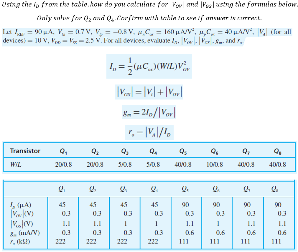 Solved Using the lp from the table, how do you calculate for | Chegg.com