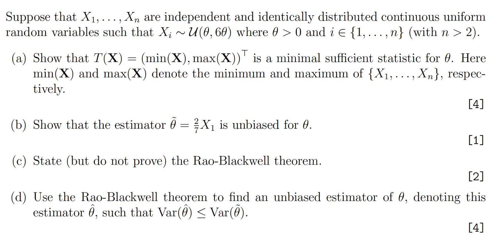 Solved Suppose that X1,…,Xn are independent and identically | Chegg.com