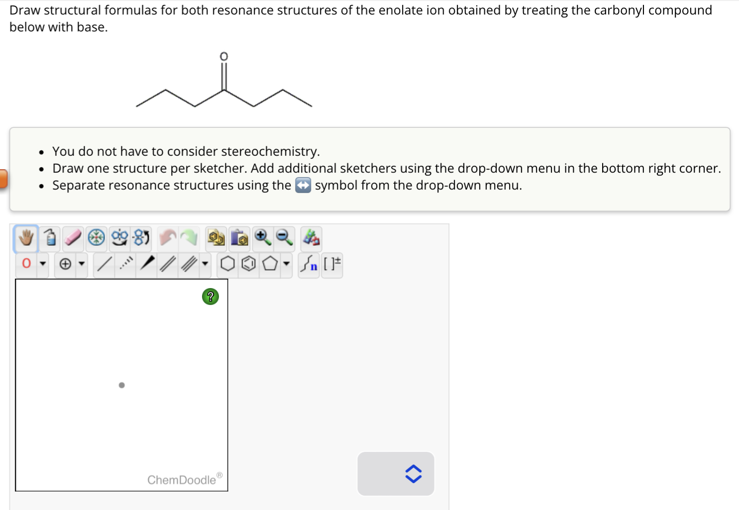 Solved Draw structural formulas for both resonance | Chegg.com