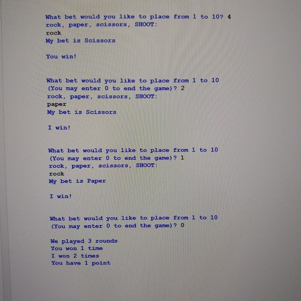 Solved Programming Assignment 03 Write a program that lets | Chegg.com
