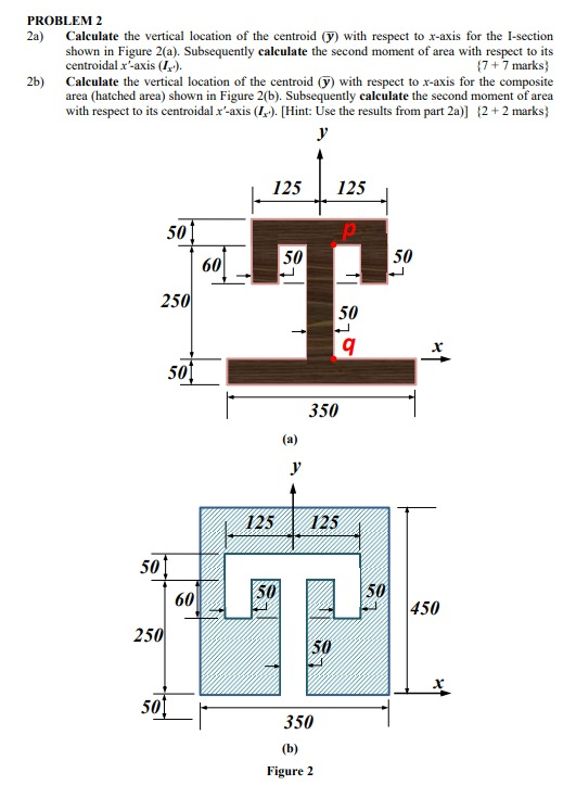 Solved PROBLEM 2 2a) Calculate the vertical location of the | Chegg.com