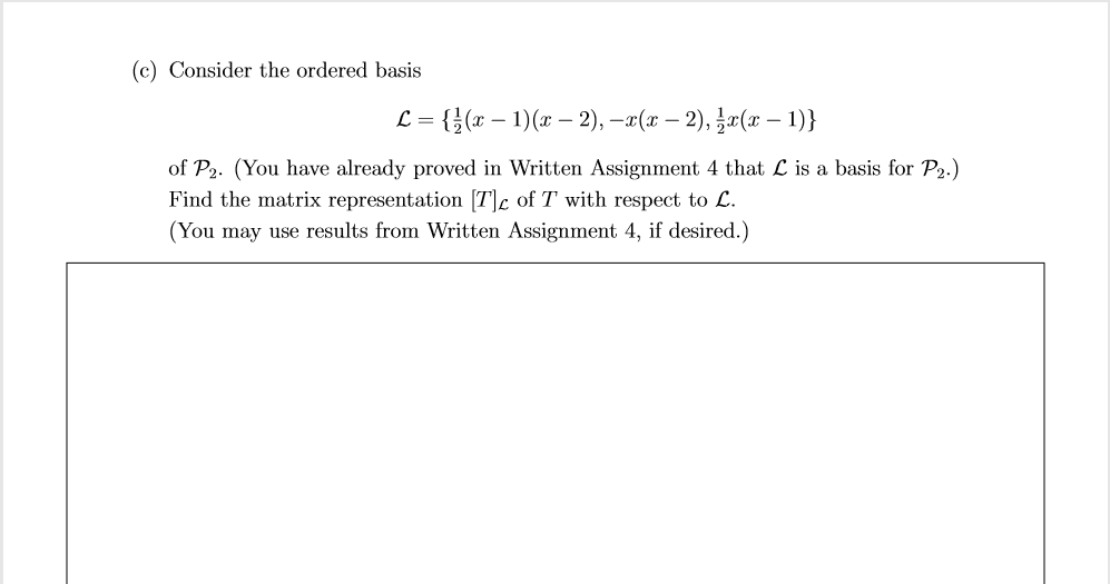 Solved 2. Consider the function T: P2 + P2 defined by T(p()) | Chegg.com