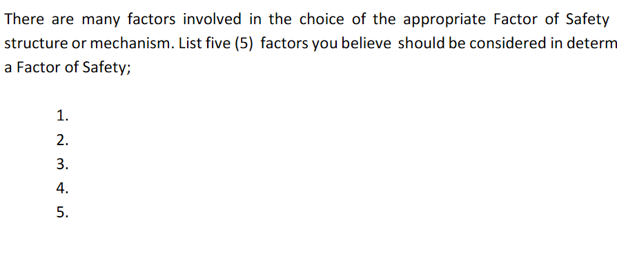 Solved There are many factors involved in the choice of the | Chegg.com