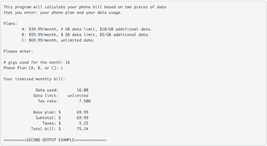 Solved Write A Program That Calculates The Users Monthly 