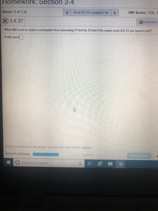 Solved Homework Section 3 4 Score 0 Of 1 Pt 16 Of 20 16