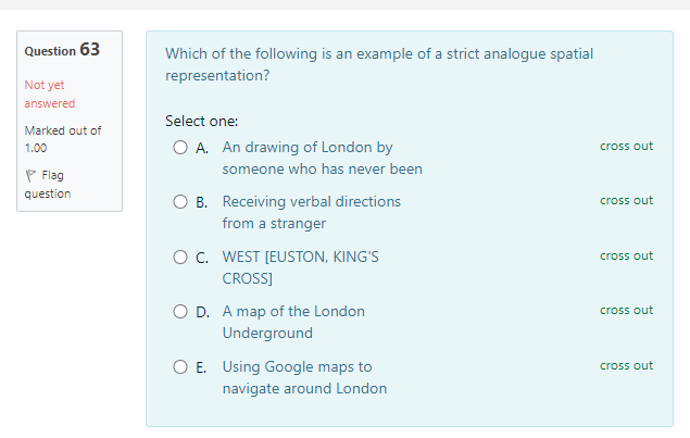 Solved Question 63 Which of the following is an example of a | Chegg.com