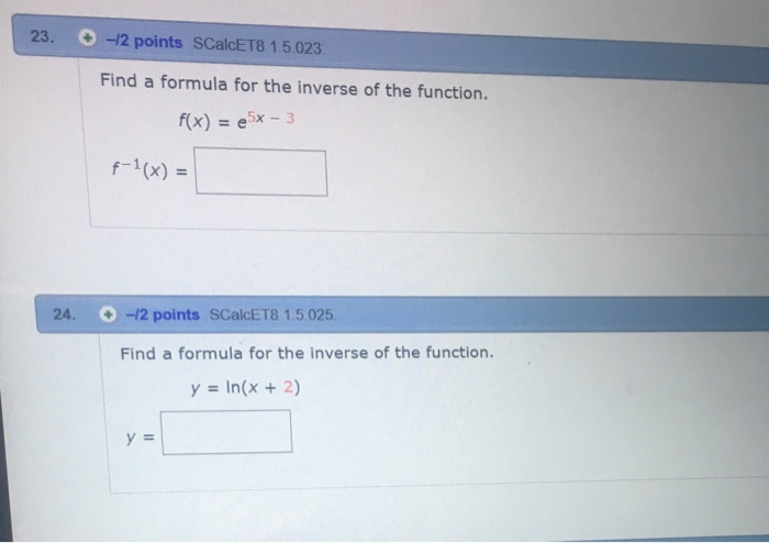 Solved 23. -12 points SCalcET8 1.5.023 Find a formula for | Chegg.com Solved 23. -12 points SCalcET8 1.5.023 Find a formula for | Chegg.com