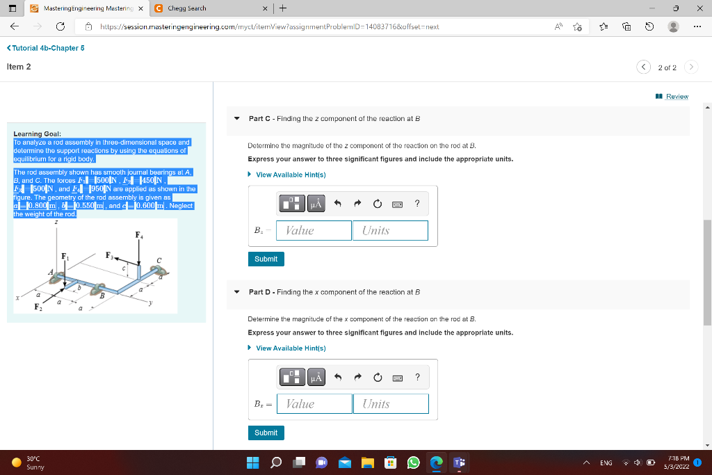 Solved 그 X Mastering engineering Mestering x C chegg Search | Chegg.com