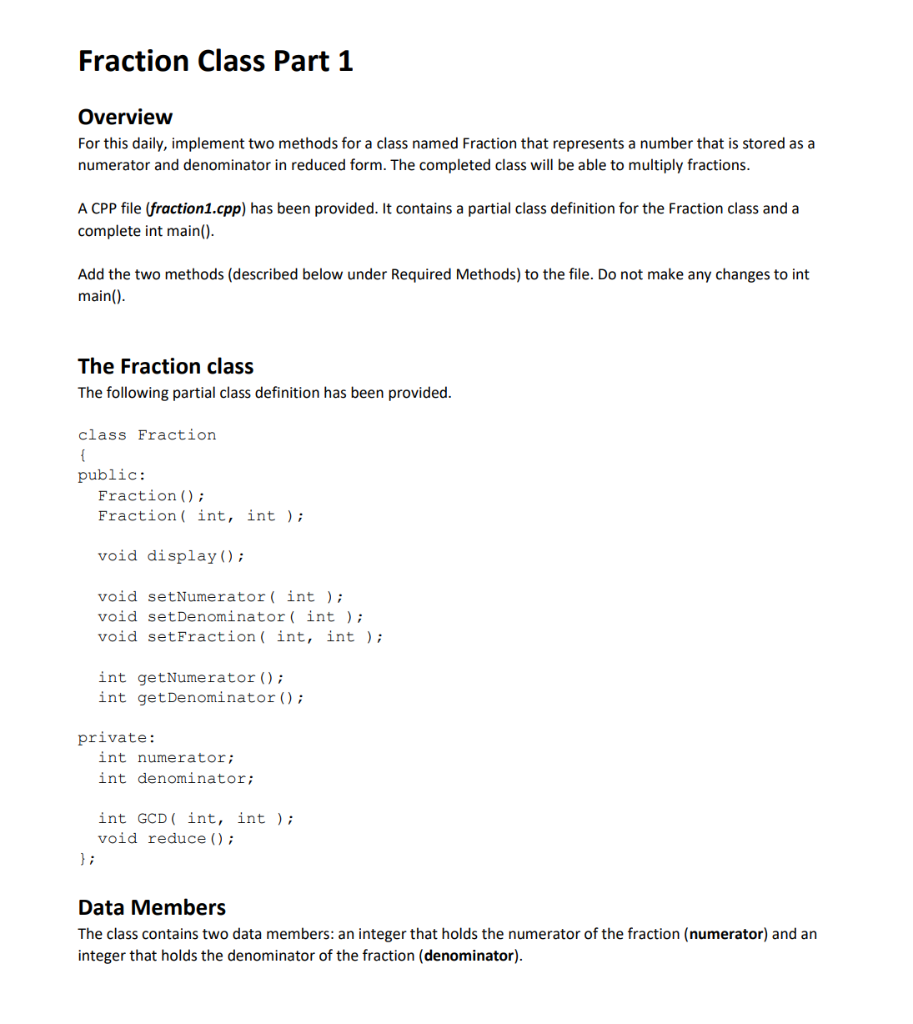 Solved The following is a C++ program Down below are the | Chegg.com