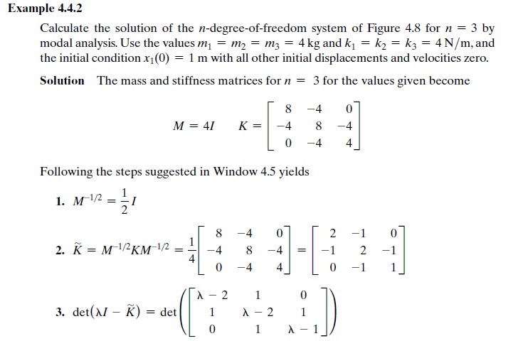 Window 4.5 Steps in Solving Equation (4.54) by Modal | Chegg.com