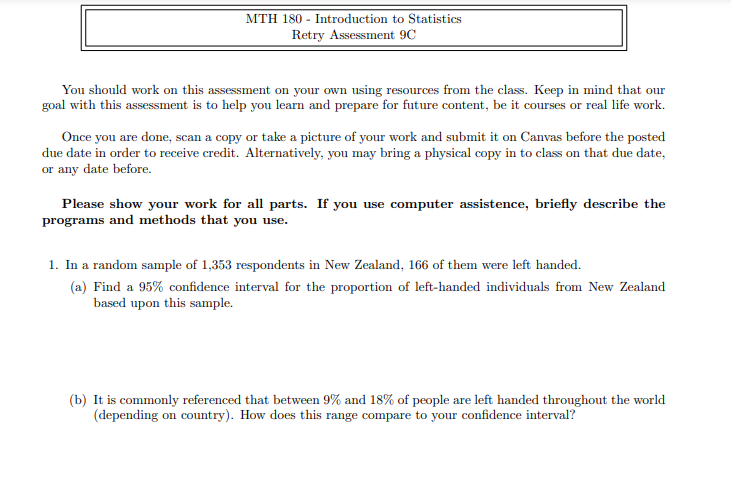 You should work on this assessment on your own using | Chegg.com