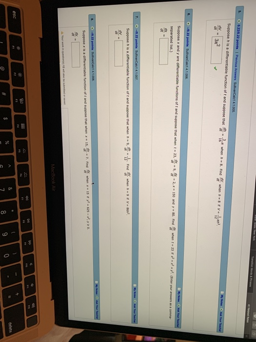 Solved 1 4.1.005 suppose h is a differentiable function of t | Chegg.com Solved 1 4.1.005 suppose h is a differentiable function of t | Chegg.com