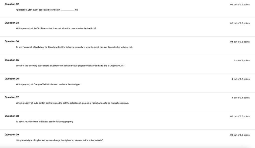 Solved Question 26 0.5 out of 0.5 points Which property of | Chegg.com