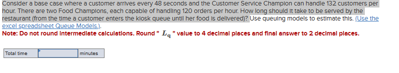 Solved Analyzing a Food RestaurantThe following scenario was | Chegg.com