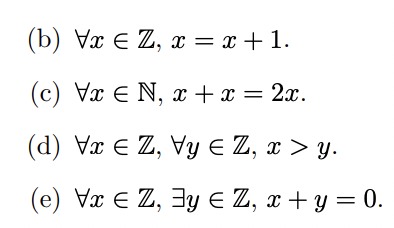 Solved For each of the following sentences, write the | Chegg.com