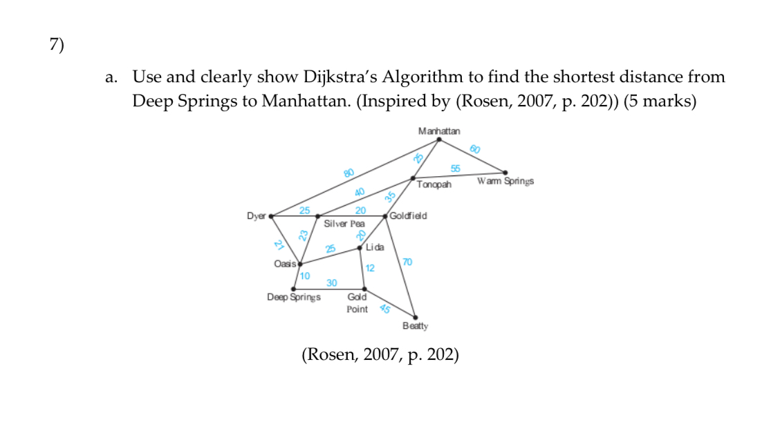 Solved Discrete Math Question - Elementary Graph Theory | Chegg.com