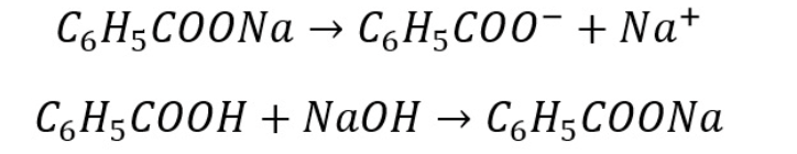 Solved there is a compound of sodium benzoate (C6H5COONa) | Chegg.com
