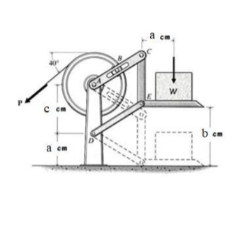 Solved The mechanism in the figure below is designed to | Chegg.com