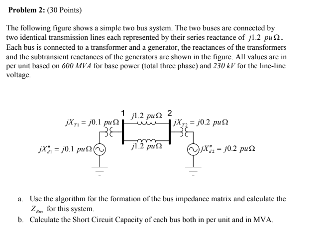 Solved Problem 2: (30 Points) The following figure shows a | Chegg.com