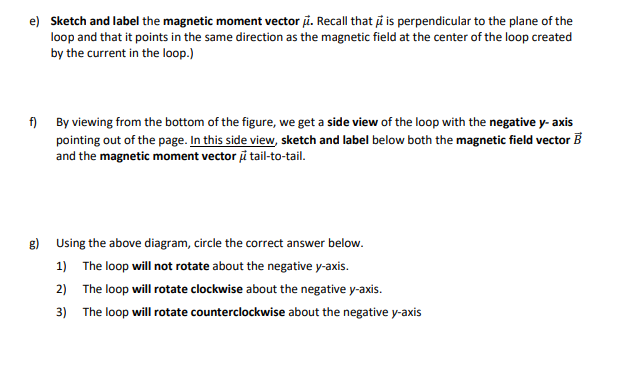 Solved Shown below is the top view of a rectangular current | Chegg.com