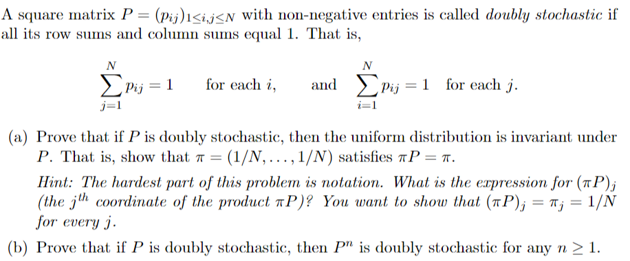 Solved Stochastic Processes: Discrete-time Markov ChainsI'm | Chegg.com