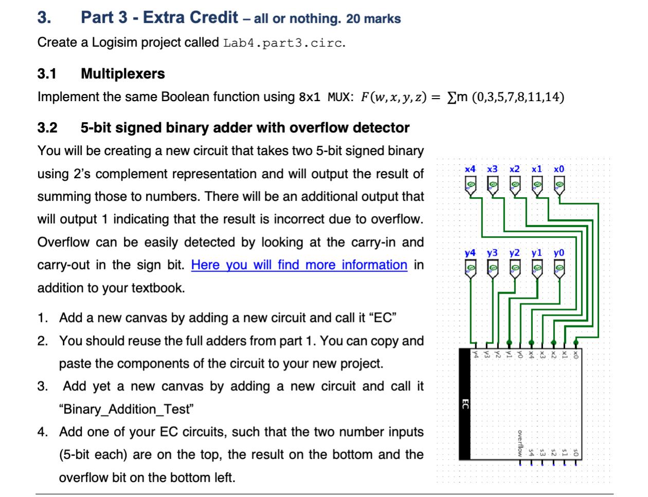 3. Part 3 - Extra Credit - all or nothing. 20 marks | Chegg.com