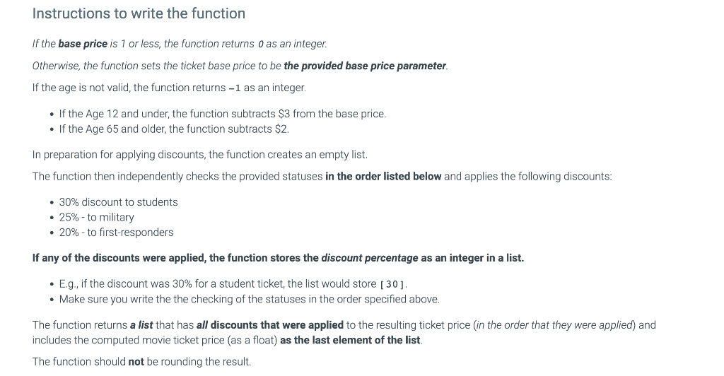 Solved This lab is based on the 3.15 LAB: Movie ticket | Chegg.com
