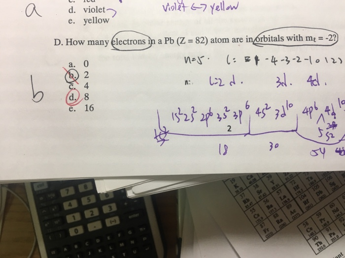 Solved How many electrons in a Pb(z = 82) atom are in | Chegg.com