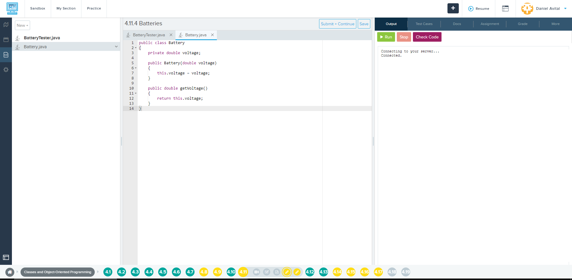 Solved Connecting to your server... Connected. Resume | Chegg.com