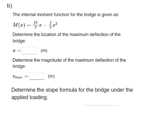 Solved A train is parked on a steel bridge as shown in the | Chegg.com