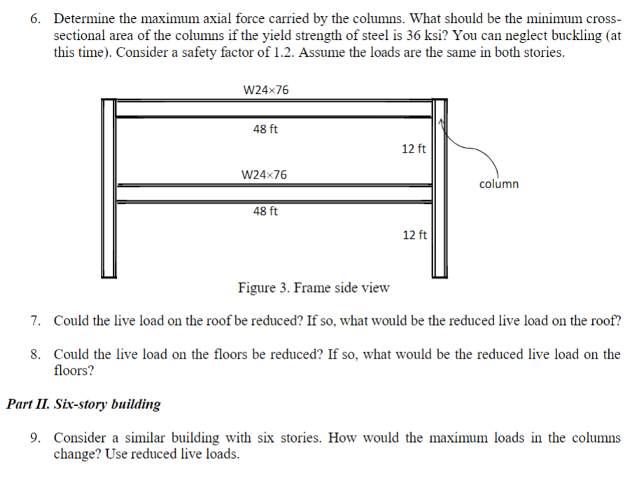 Solved 6. Determine the maximum axial force carried by the | Chegg.com
