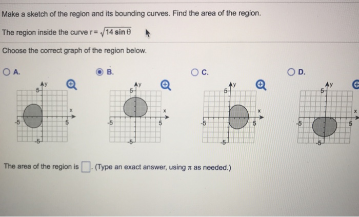 Solved Make a sketch of the region and its bounding curves. | Chegg.com