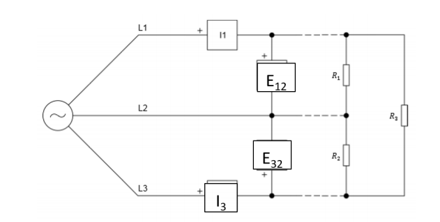 Solved A three-phase 208 V circuit supplies power to an | Chegg.com