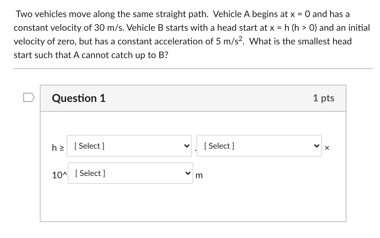 Solved Two vehicles move along the same straight path. | Chegg.com