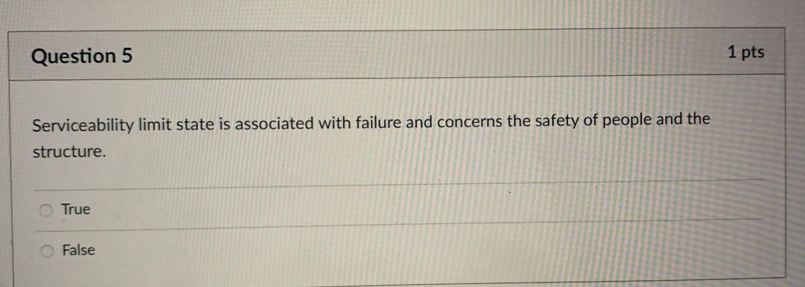 Solved Serviceability limit state is associated with failure | Chegg.com